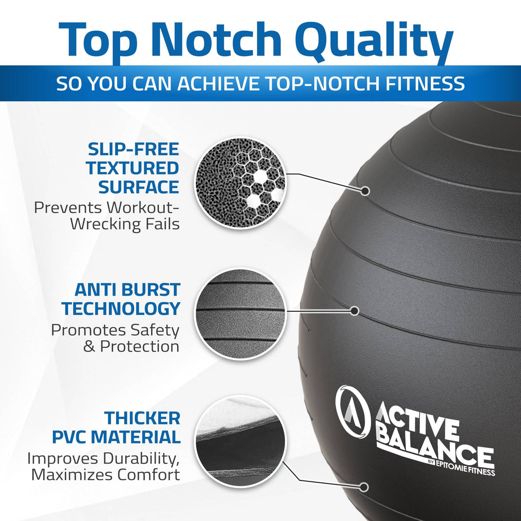 Active Balance Exercise Ball – Epitomie Fitness