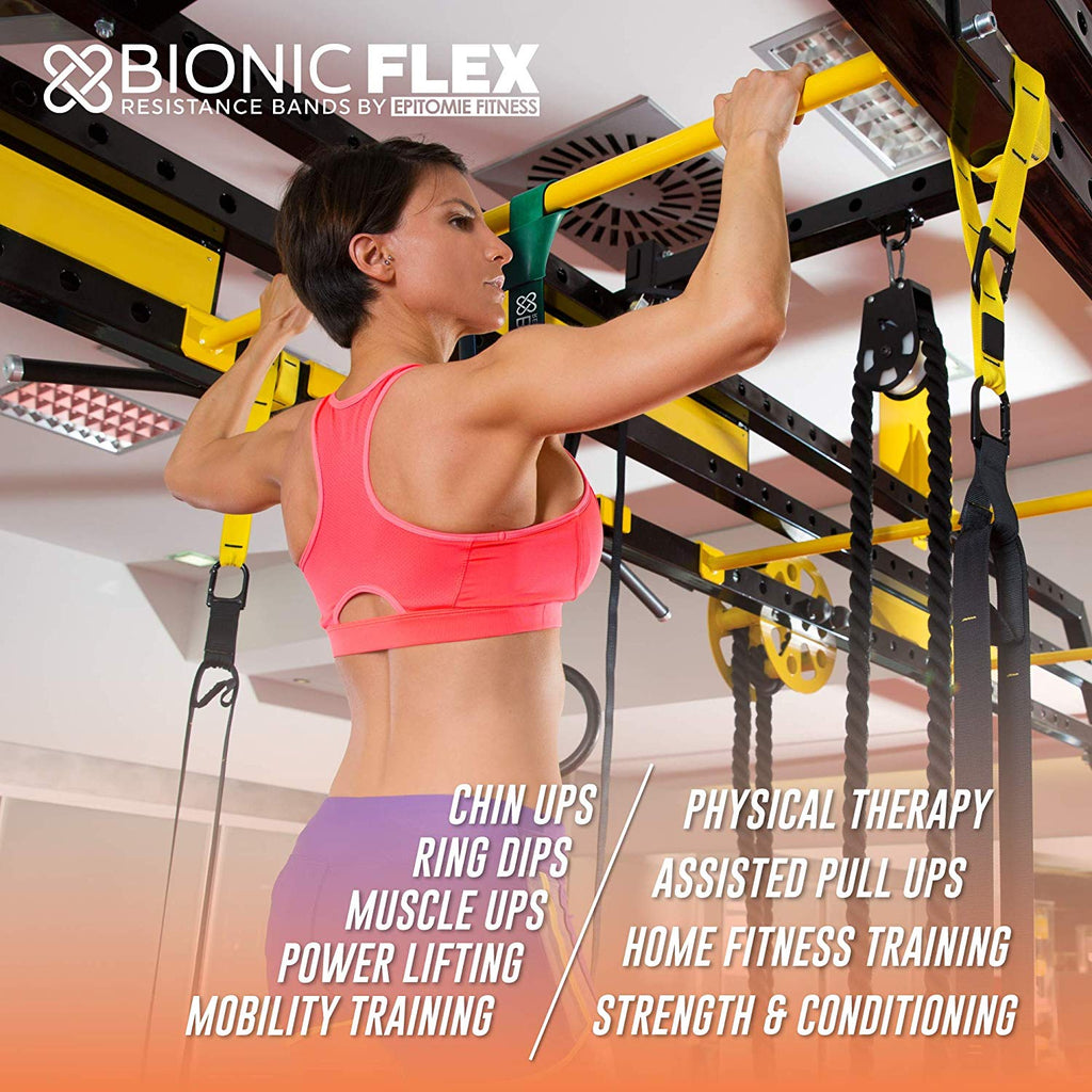 Bionic Flex Pull Up Assistance Band – Epitomie Fitness